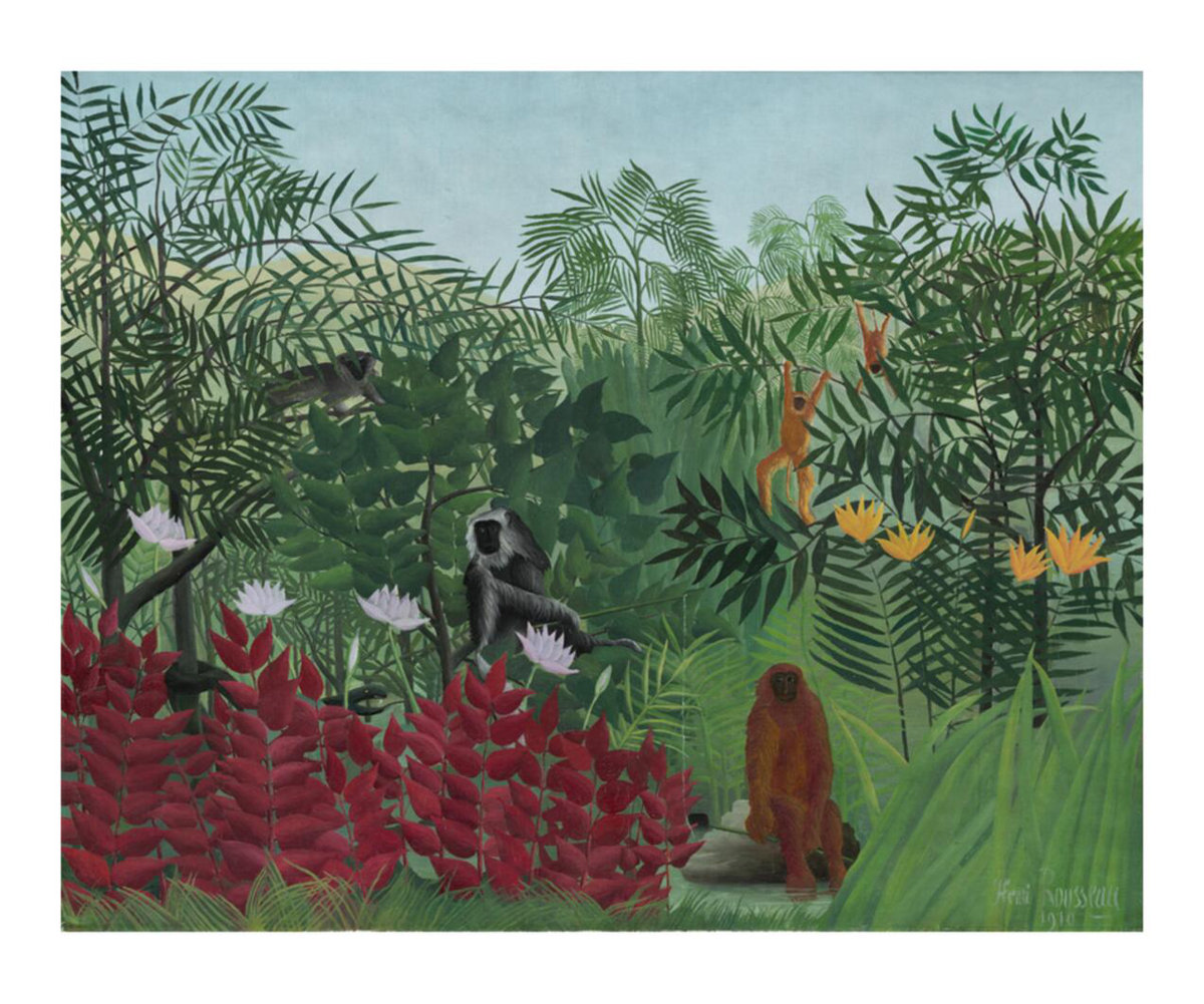1000Museums Tropical Forest with Monkeys by Henri Rousseau - Giclee Print - Wayfair Canada
